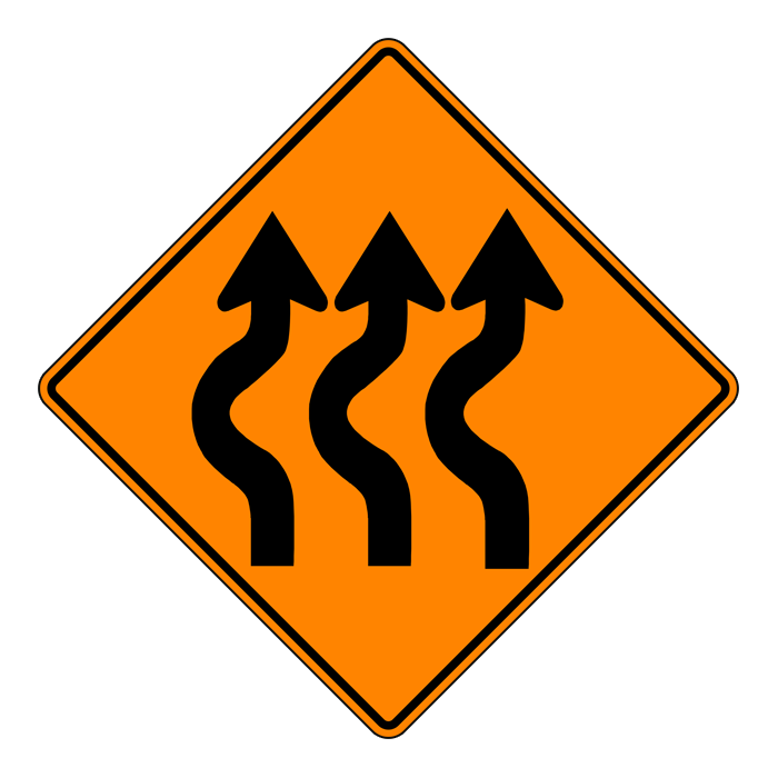 TC9L(3), Diversion Arrow, 120x120cm, Diamond Grade | Cedar Signs Inc.