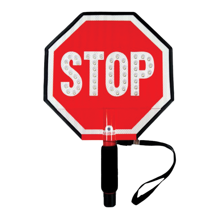 LED Stop/Stop Paddle 12" | Cedar Signs Inc.