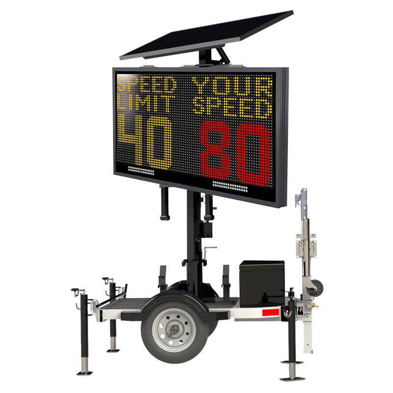 Safe Pace Cruiser VMS30 With Trailer | Cedar Signs Inc.